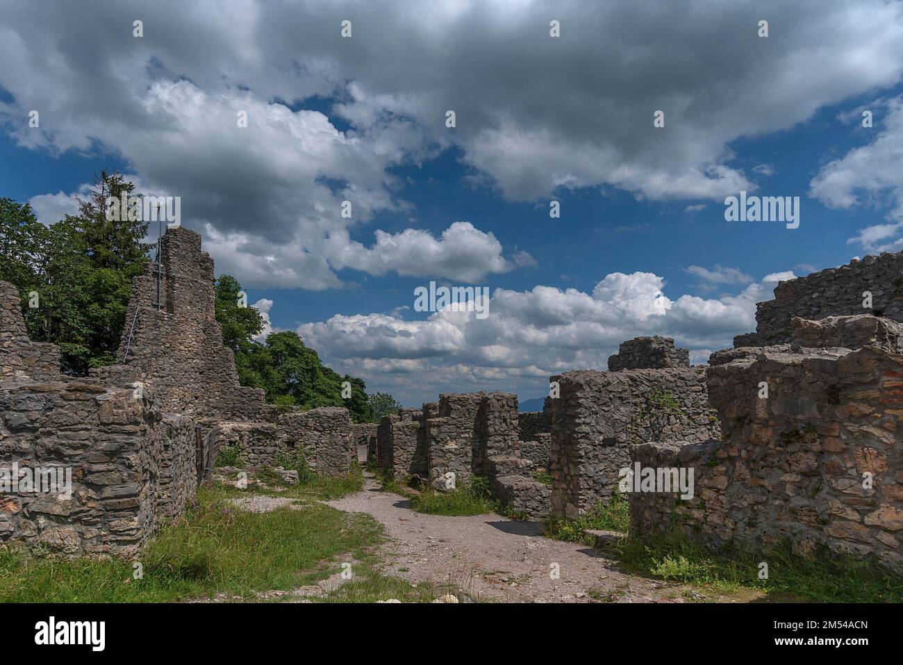 Eisenberg medieval castle ruins, laid out in 1315, Pfronten (Ostallgaeu ...