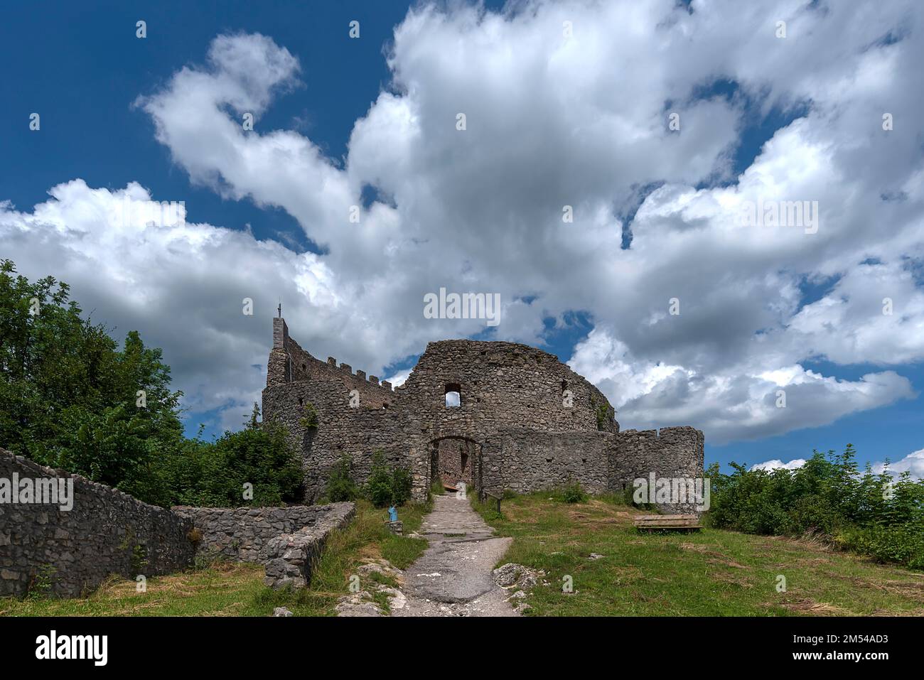 Eisenberg medieval castle ruins, laid out in 1315, Eisenberg ...