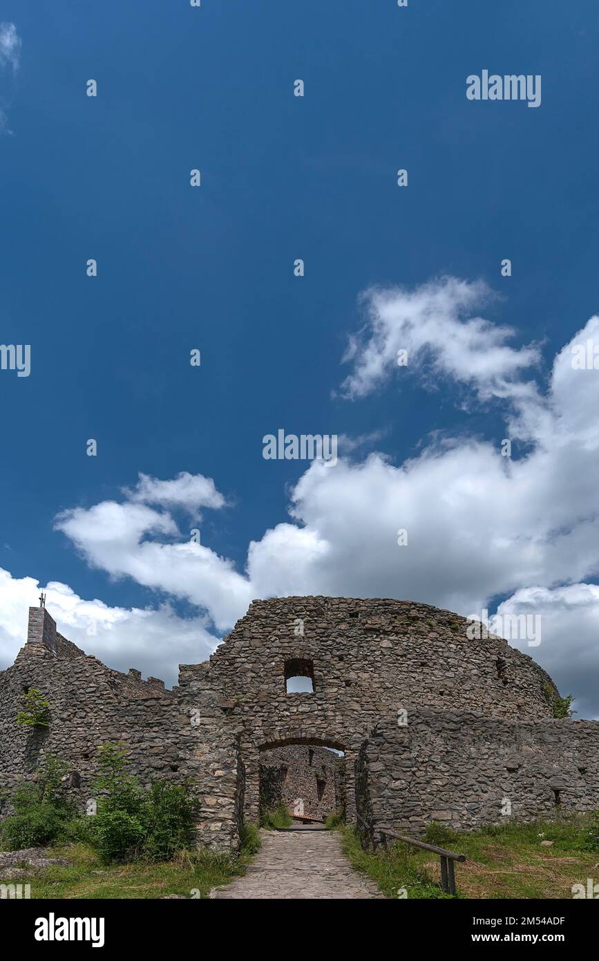 Eisenberg medieval castle ruins, laid out in 1315, Pfronten (Ostallgaeu ...
