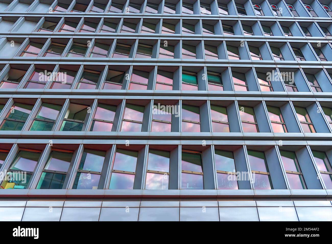 Window facade of an office building, Hamburg, Germany Stock Photo - Alamy