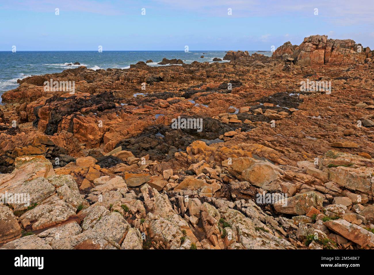 Rocks near Le Gouffre, Brittany, France Stock Photo - Alamy
