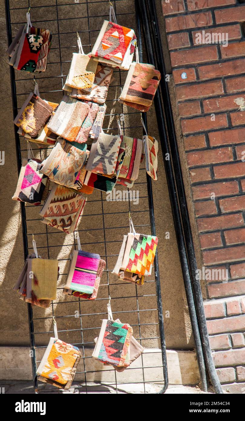 Traditional turkish handmade bags Stock Photo - Alamy