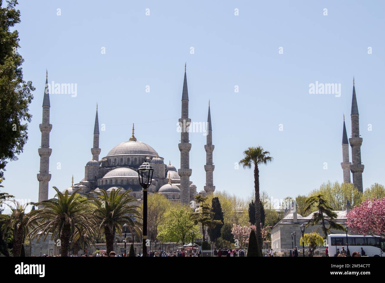 Outer view of Ottoman style mosque in Istanbul Stock Photo - Alamy
