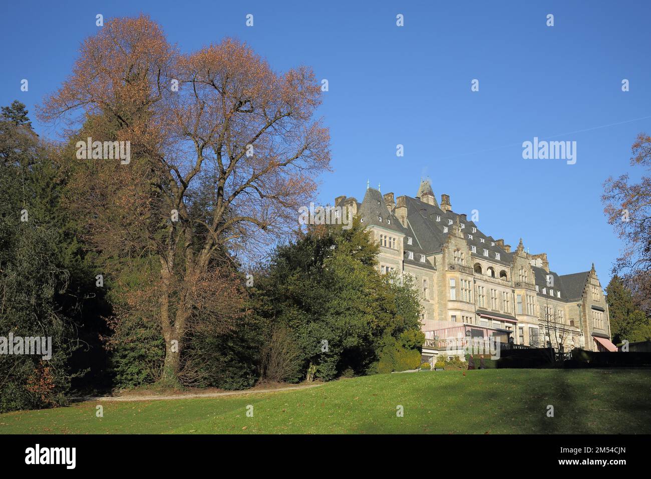 Neo-Gothic Friedrichshof Palace and Palace Hotel built 1889-1893 ...