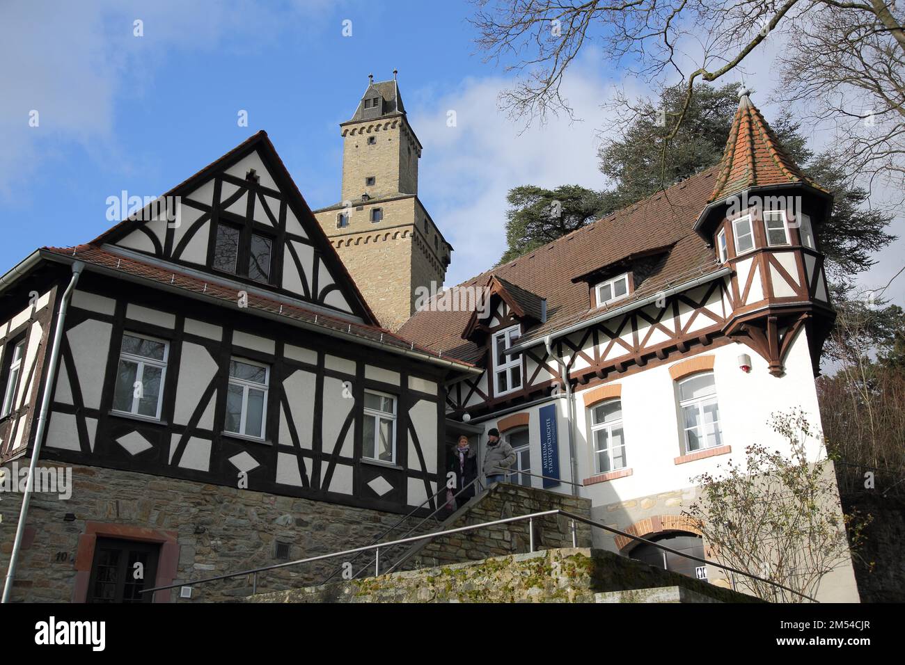 Kronberg Castle built 13th century and museum, Kronberg, Taunus, Hesse ...