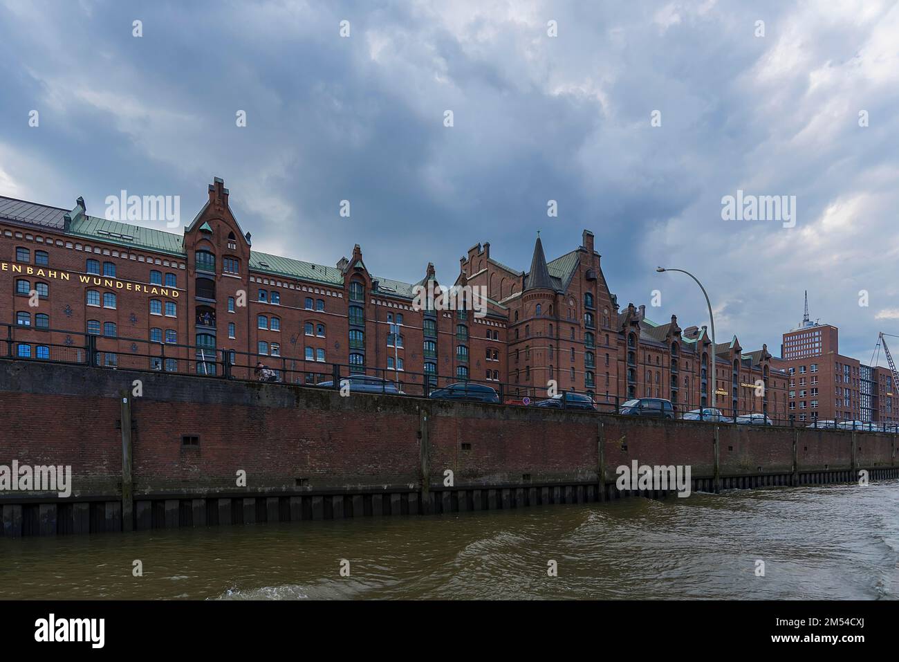 Speicherstadt in the Port of Hamburg, built around 1900, Hamburg ...