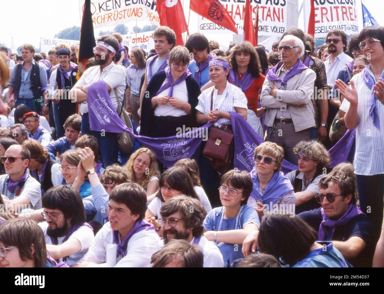 Places and events in 1982-5, People Stock Photo - Alamy