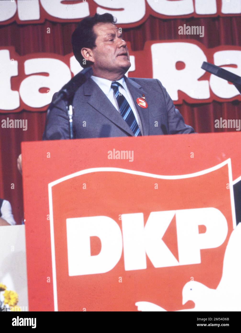 Nuremberg. 7th Party Congress of the German Communist Party (DKP) on 6 ...