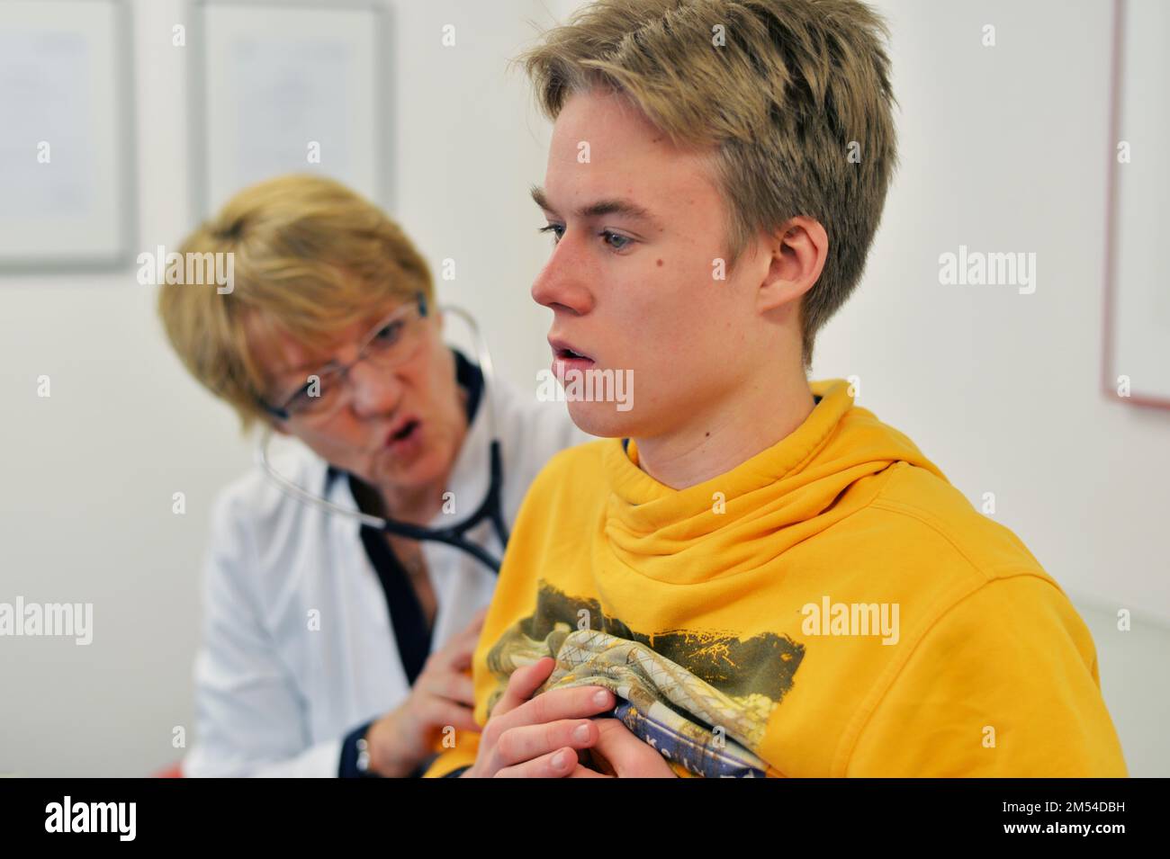 In the family doctor's surgery, Germany Stock Photo - Alamy