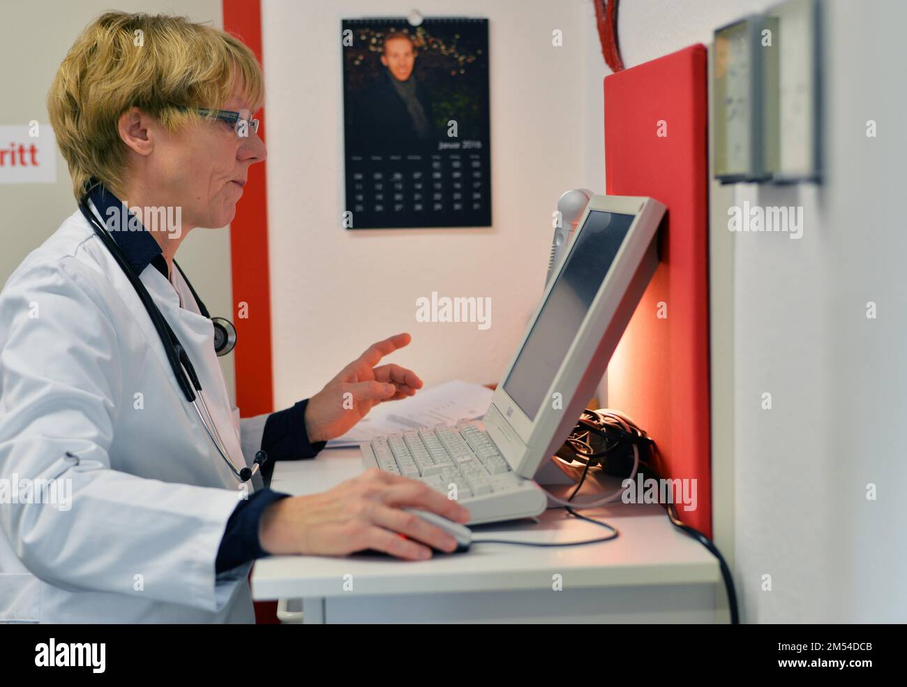 In the GP's surgery, Germany Stock Photo - Alamy