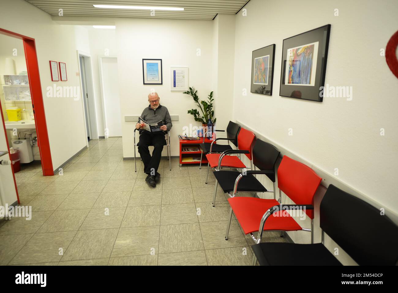 In the GP's surgery, Germany Stock Photo - Alamy