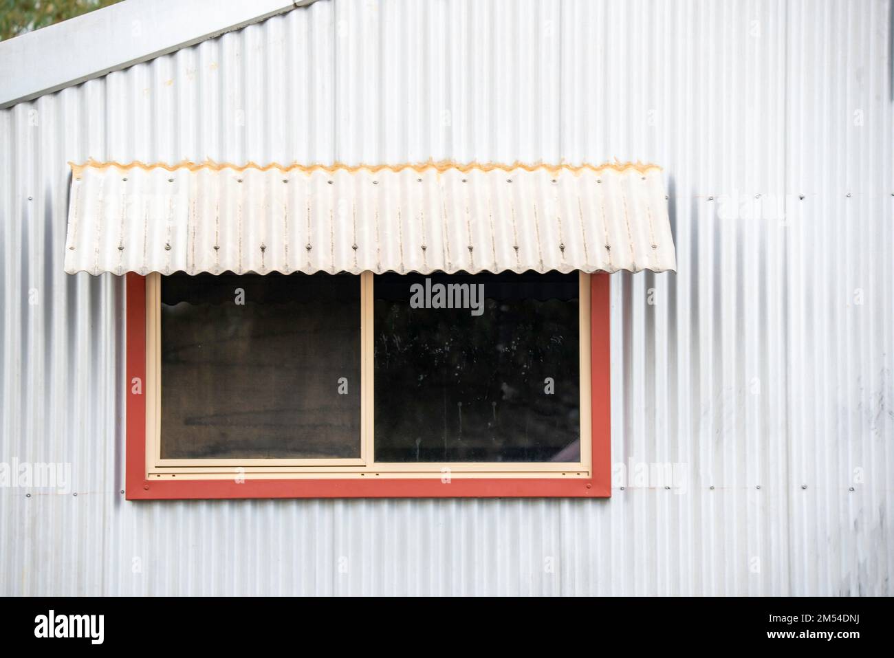 A white steel sheet covered building (Colourbond) using the custom-orb ...