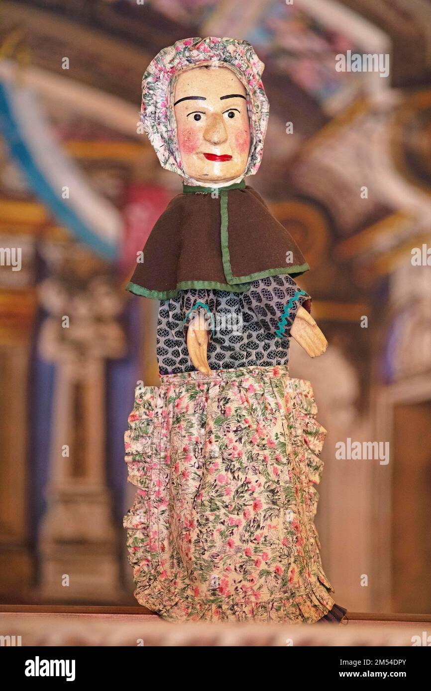 Traditional wooden puppet from the 19th century, Puppet Theatre Leo ...
