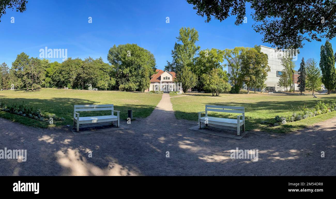 Galerie Eigenheim, Weimarhallenpark, Weimar, Thuringia, Germany Stock ...
