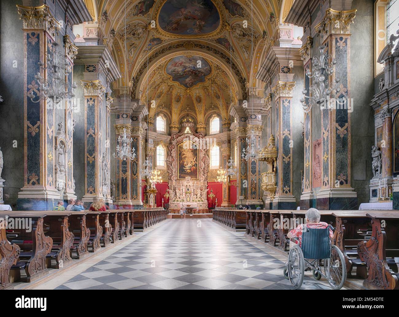 Interior, Cathedral of the Assumption of the Blessed Virgin Mary and St ...