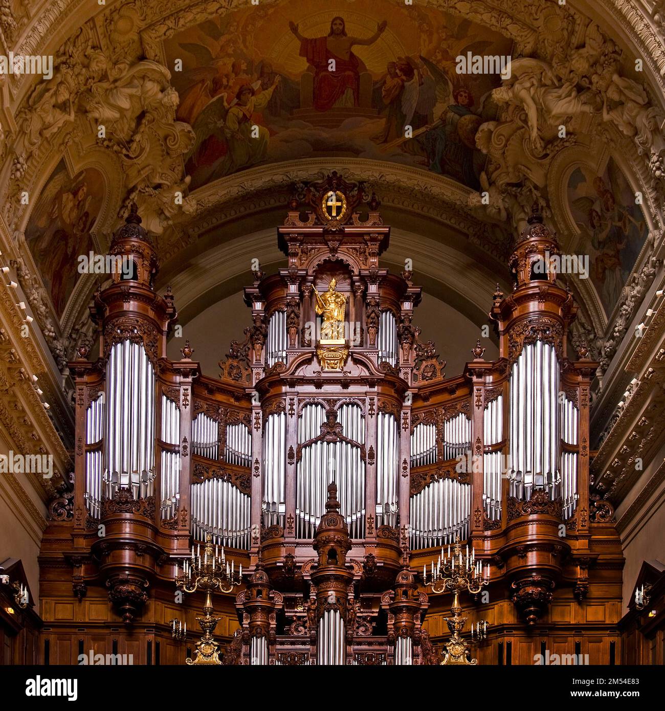 Sauer organ, Berlin Cathedral, Berlin, Germany Stock Photo - Alamy