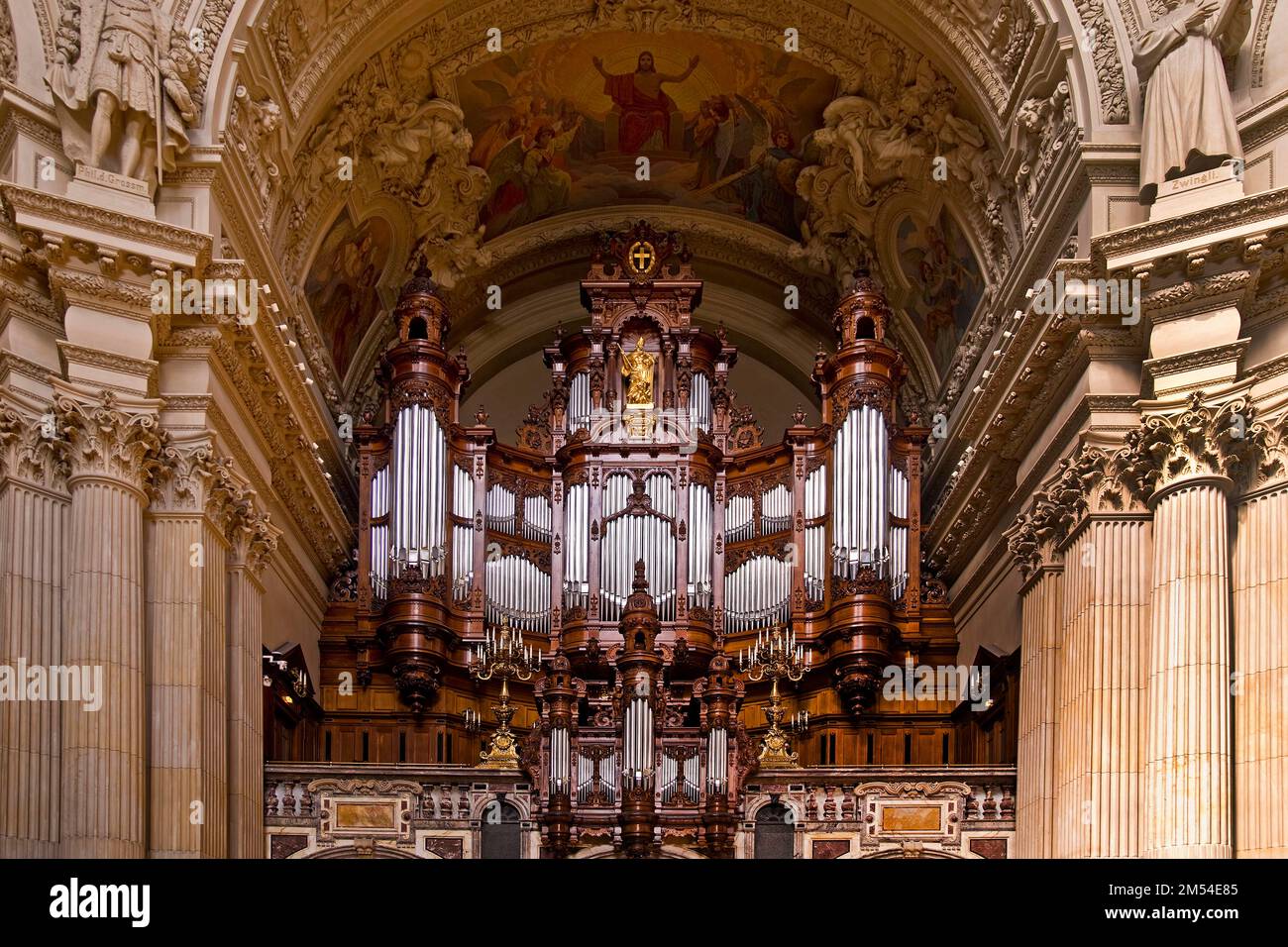 Sauer organ, Berlin Cathedral, Berlin, Germany Stock Photo - Alamy