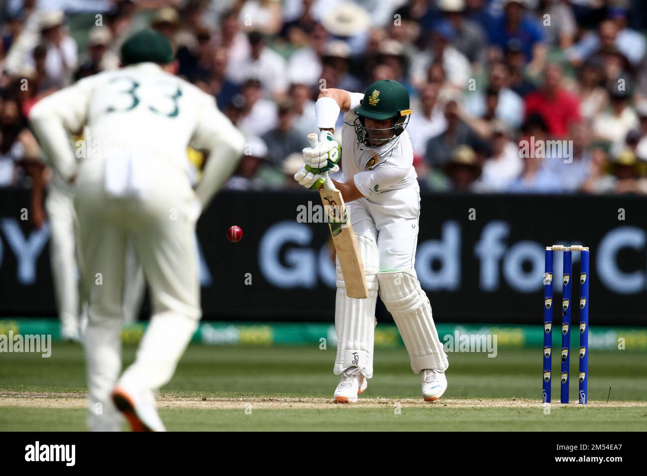 Melbourne, Australia, 26 December, 2022. Sarel Erwee of South Africa ...