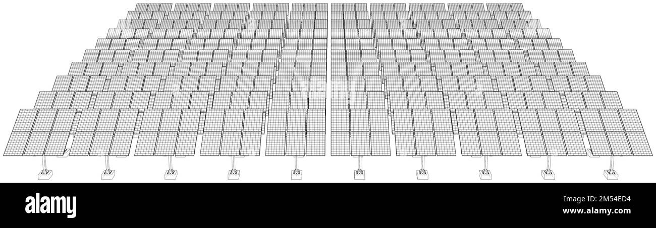 Solar Panel Concept. Vector Stock Vector Image & Art - Alamy