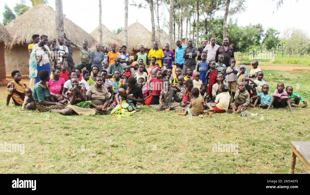 Lusaka, Uganda. 01st Dec, 2022. Musa Hasahya (back row, right) on his ...