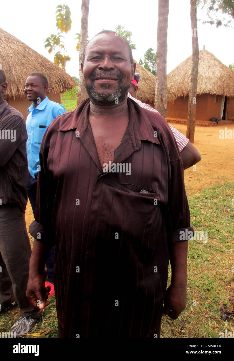 Lusaka, Uganda. 01st Dec, 2022. Musa Hasahya is the father of about 100 ...