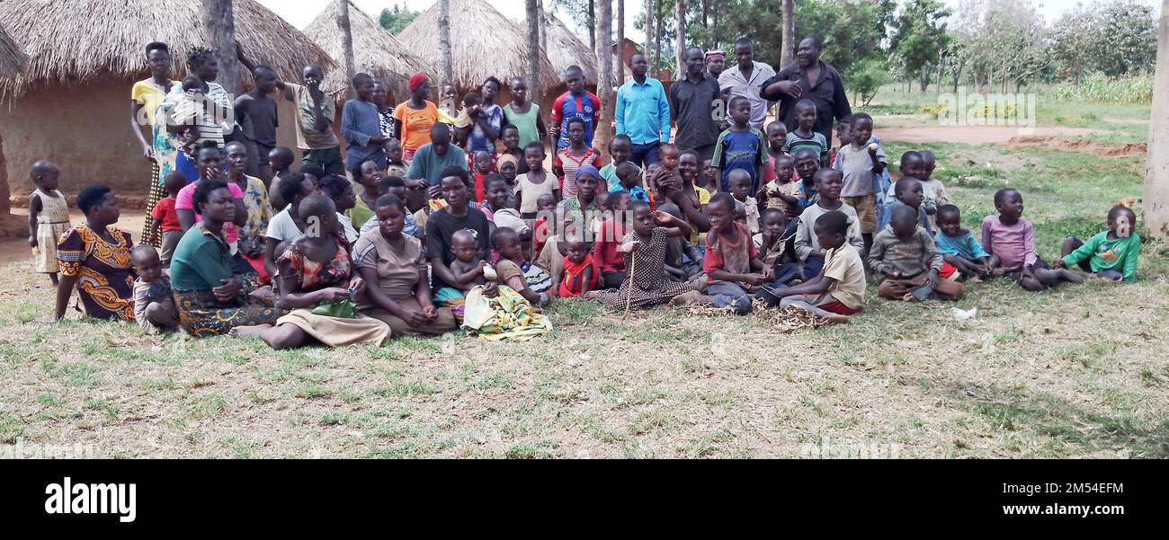 Lusaka, Uganda. 01st Dec, 2022. Musa Hasahya (back row, right) on his ...