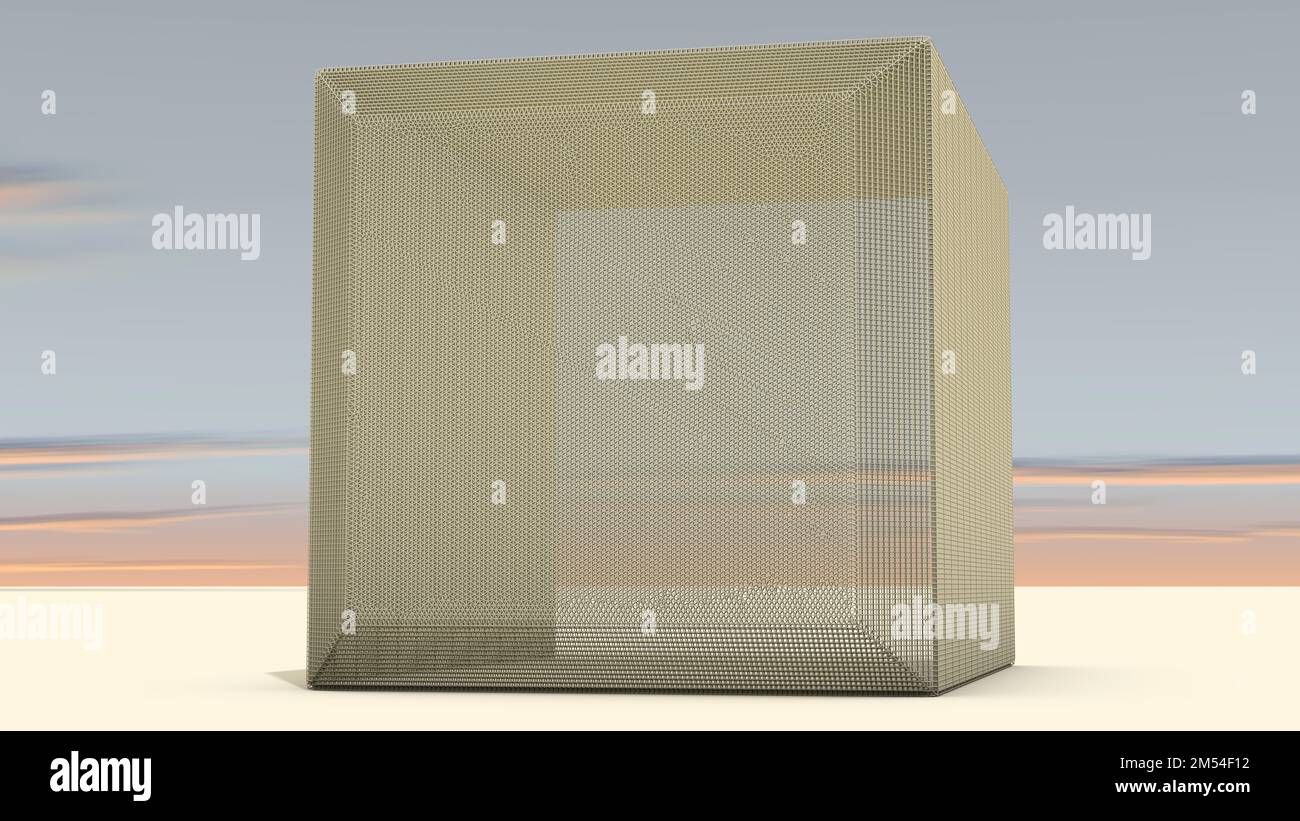 A 3D Illustration of an architectural structure. Artists, Designers ...