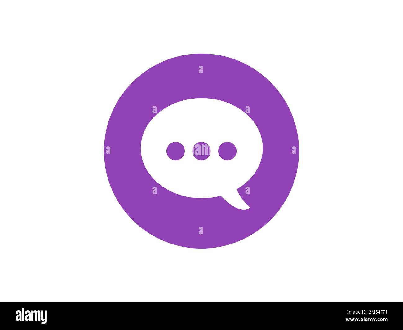 Message Icon Speech Bubble And Sms Chat With Message On An Isolated Background Vector