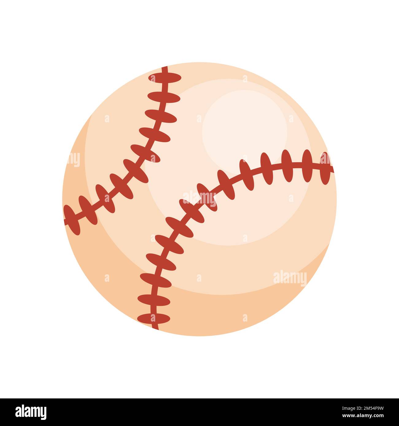 Realistic baseball bat and ball. Wooden stick for baseball. American ...