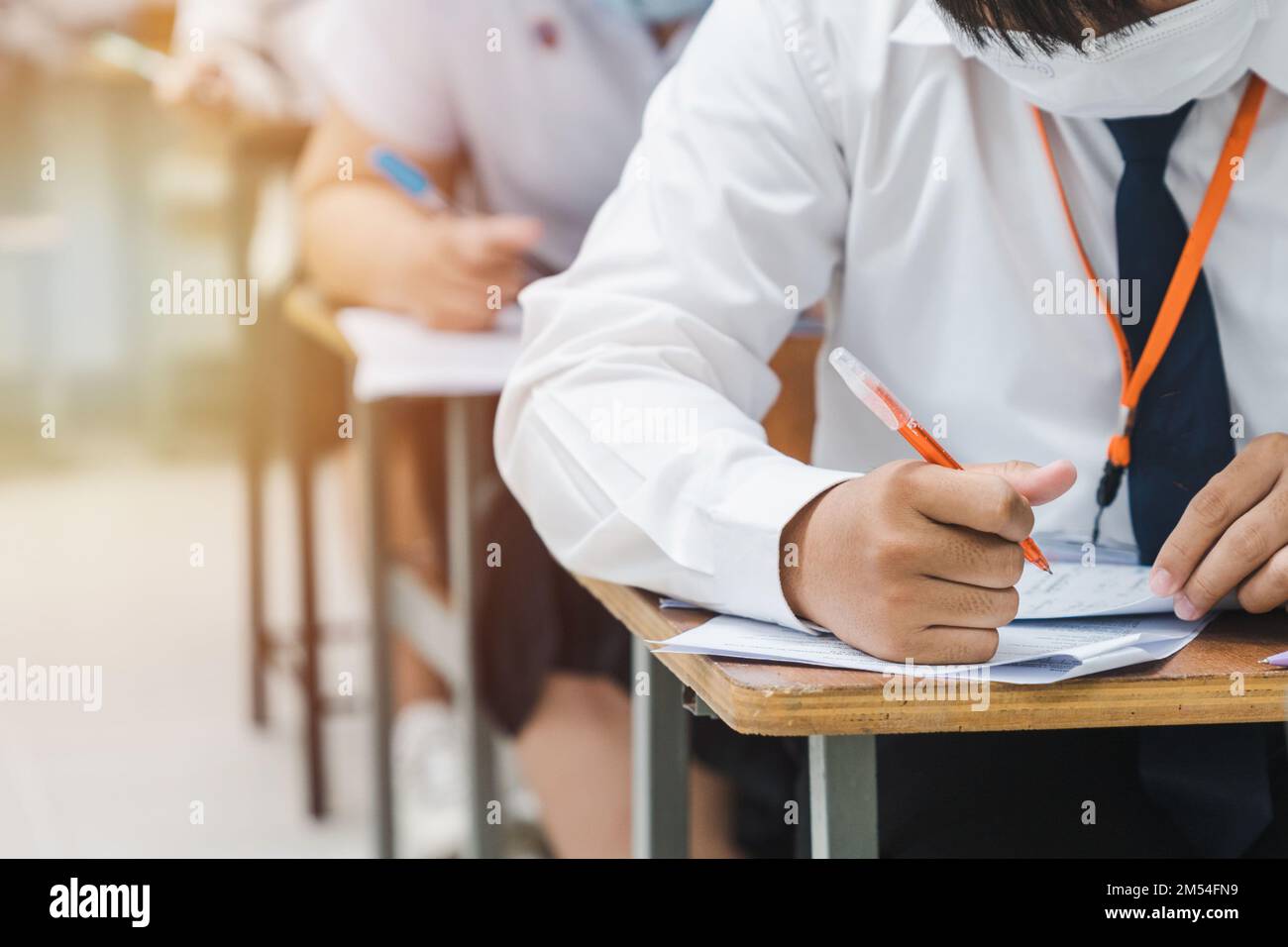 Exam papers and room hi-res stock photography and images - Alamy
