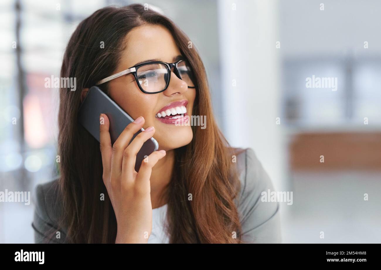 Shes Always Available To Talk Business A Young Businesswoman Talking