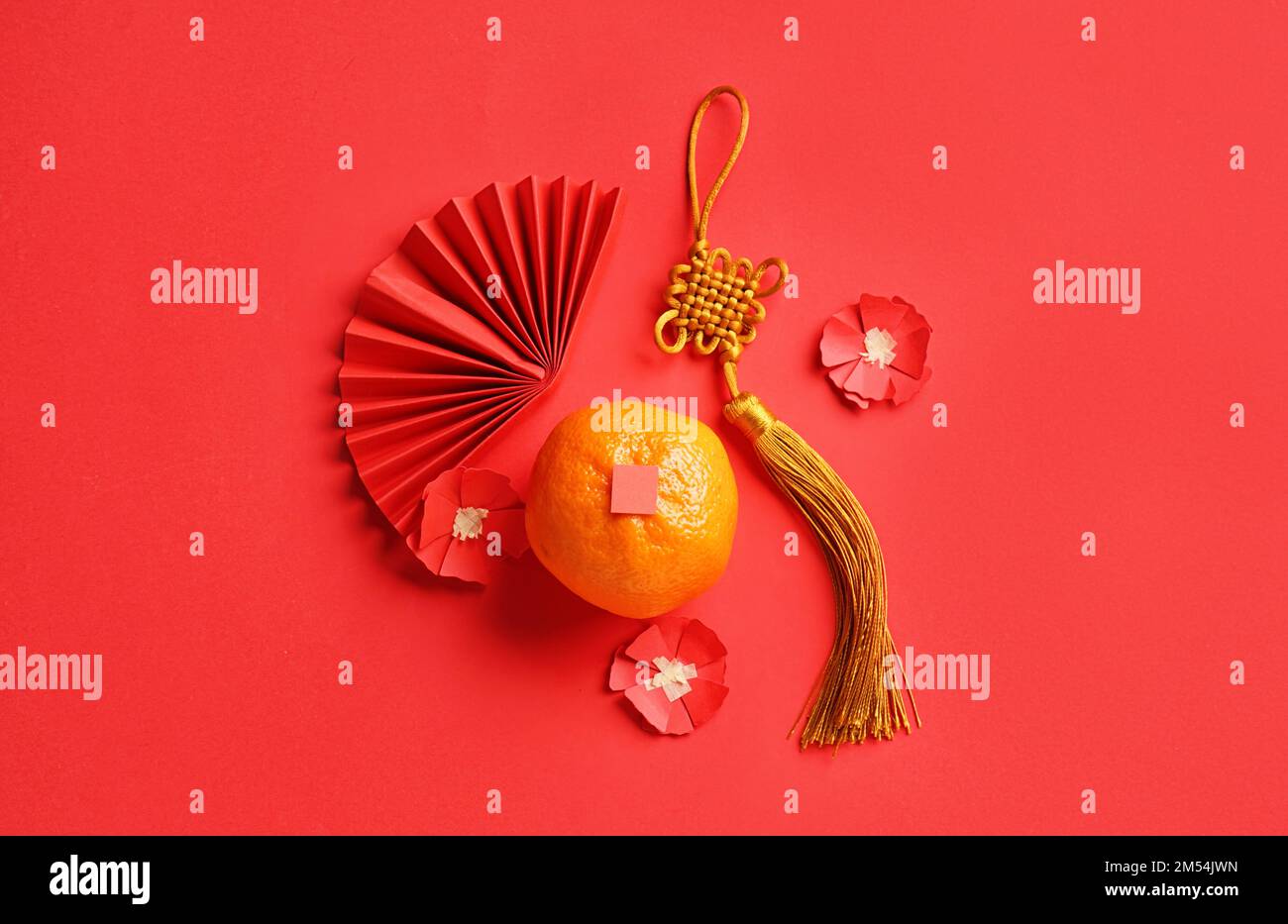 Chinese symbols on red background. New Year celebration Stock Photo - Alamy