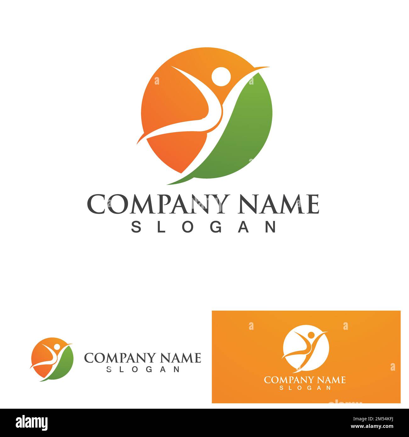 Health People Logo Vector illustration Design Template Stock Vector ...