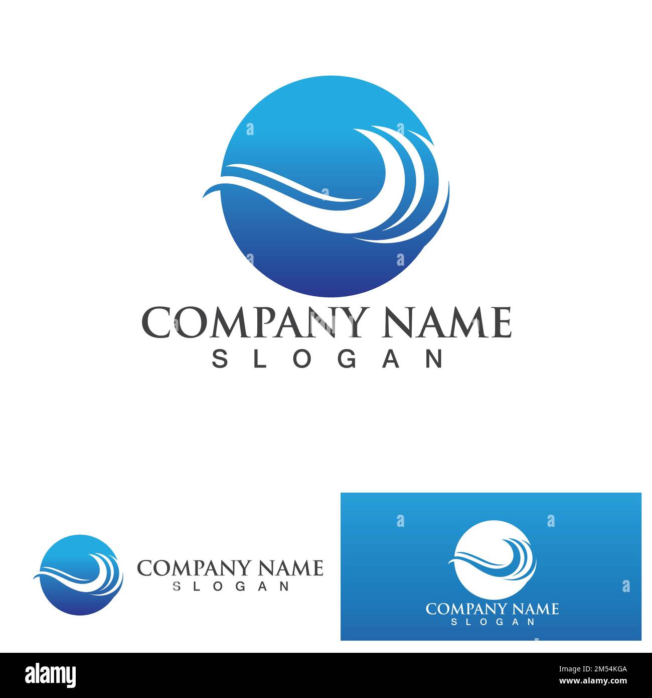 Sea ocean wave logo simple monoline style vector icon symbol ...