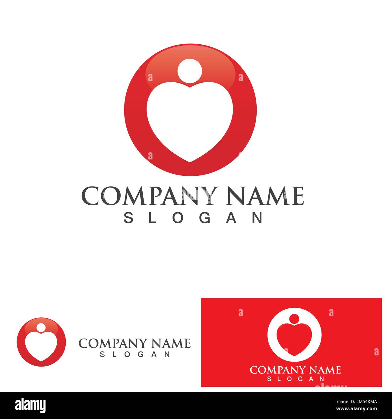 Love heart logo and symbol vector template Stock Vector Image & Art - Alamy