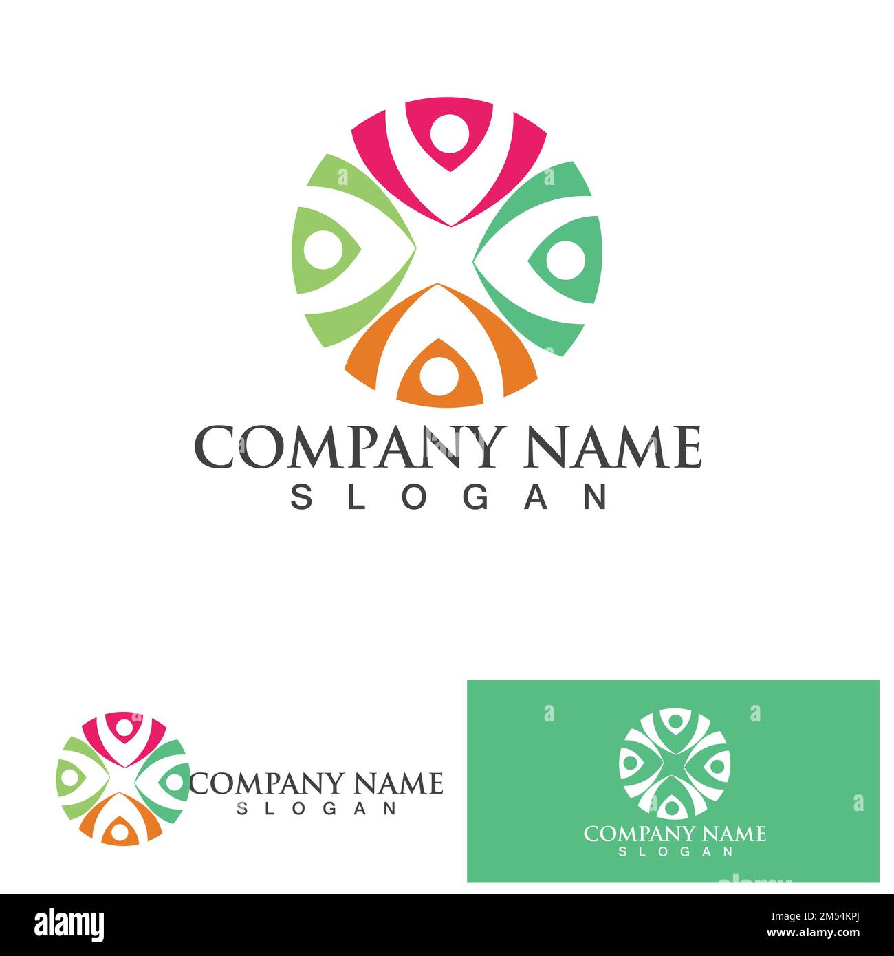 Community people group teamwork success logo Stock Vector Image & Art ...