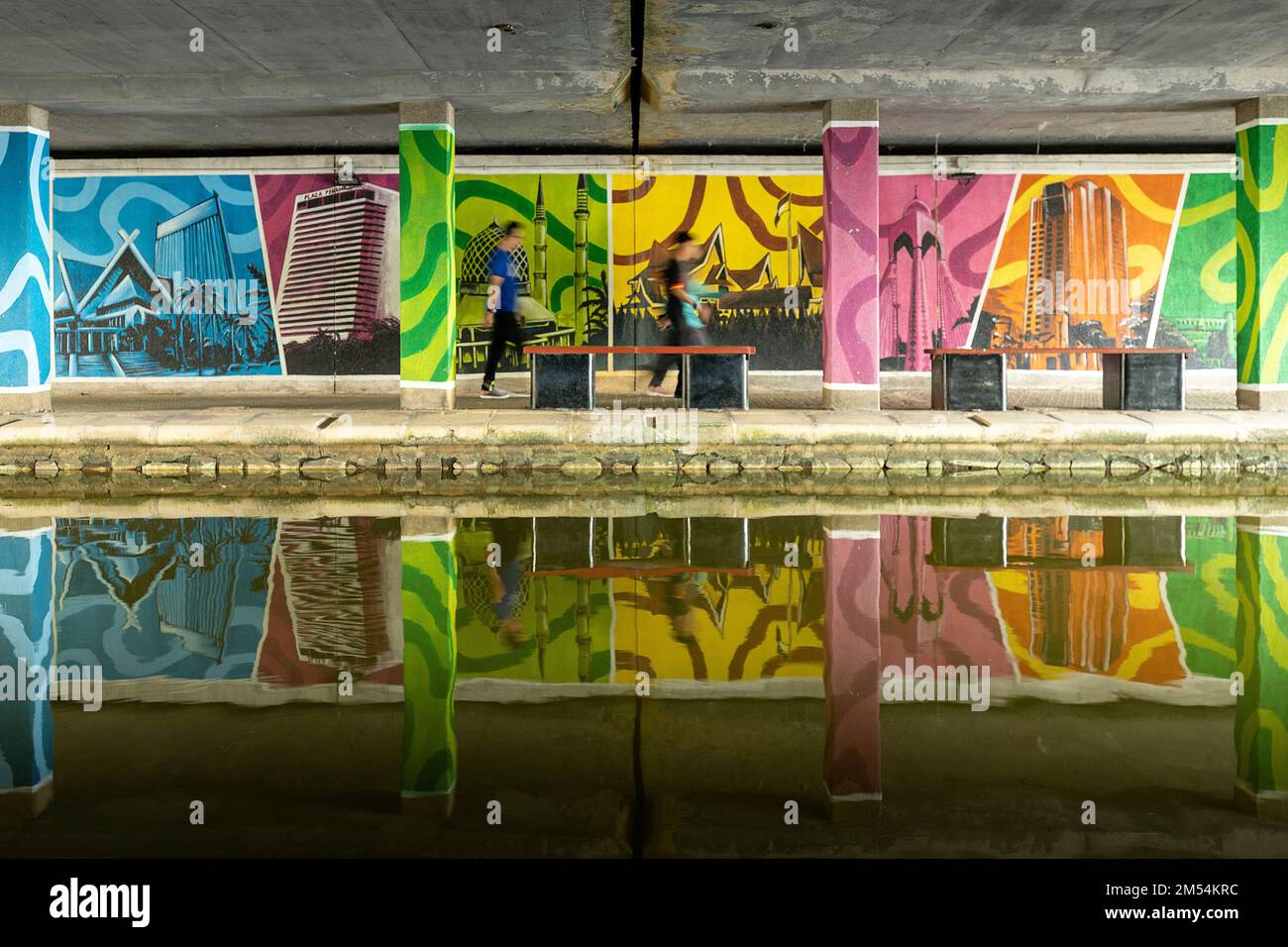 Shah Alam recretional park graffity Stock Photo - Alamy