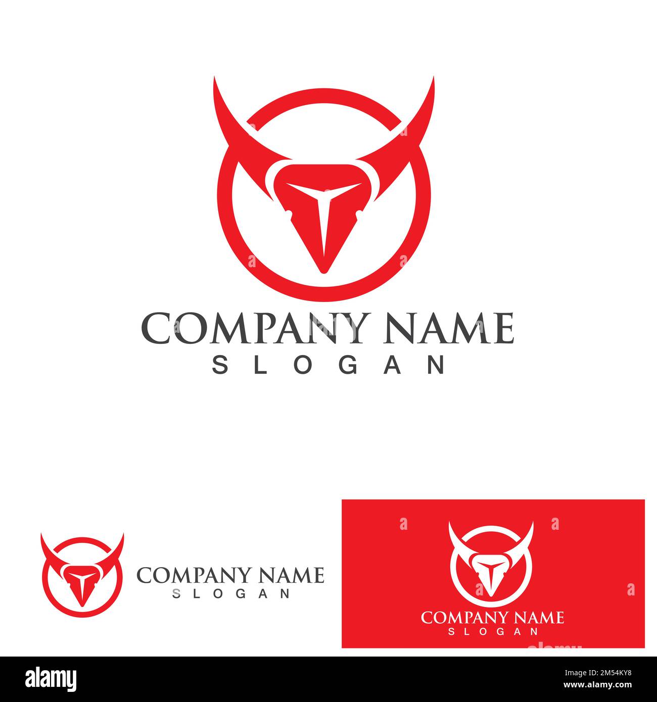 Cow head symbols logo vector template Stock Vector Image & Art - Alamy