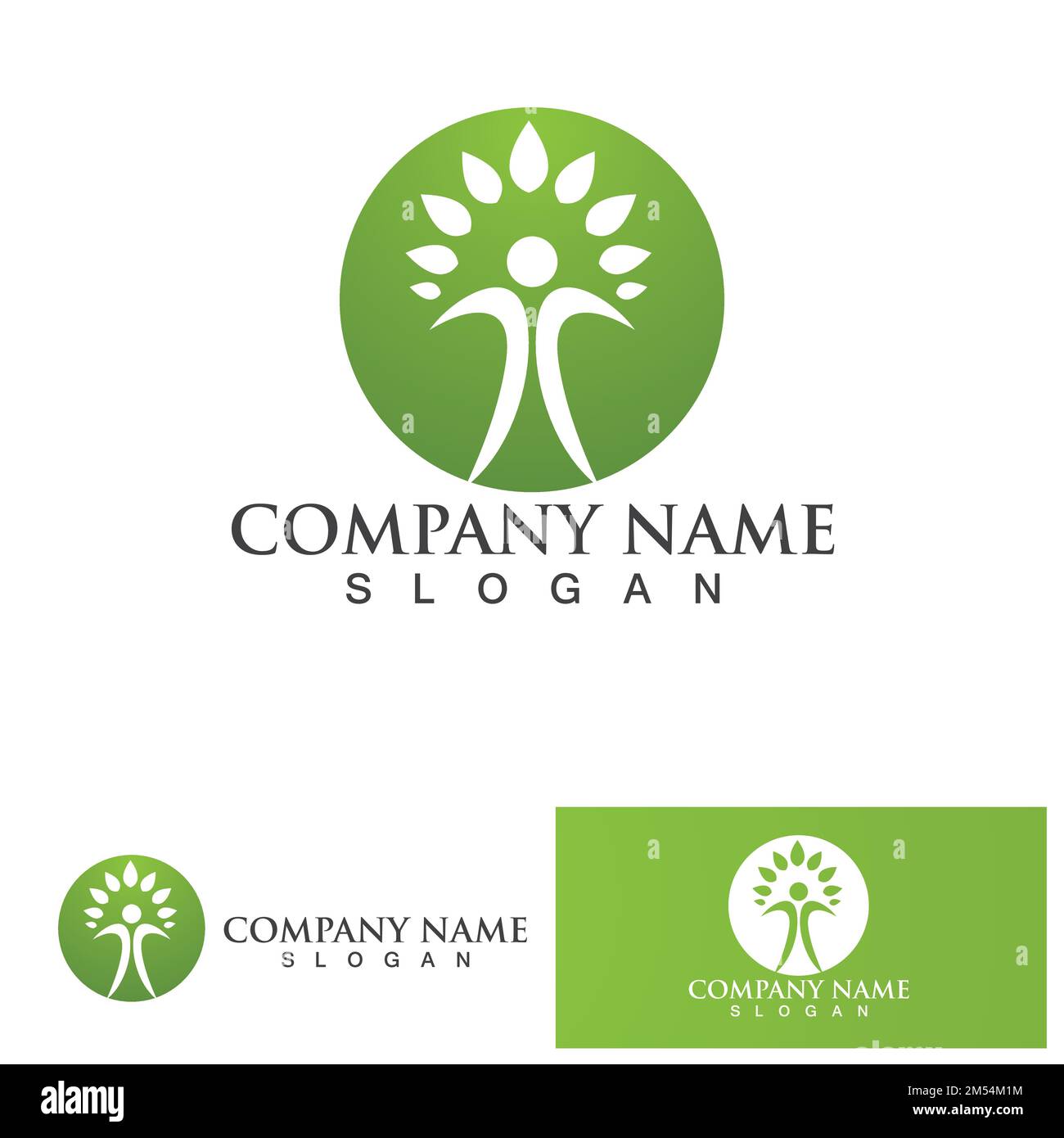 People Tree Vector Logo Template illustration design Stock Vector Image ...