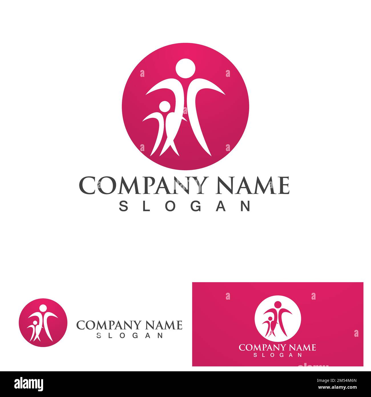 family logo vector illustration design template - vector Stock Vector ...