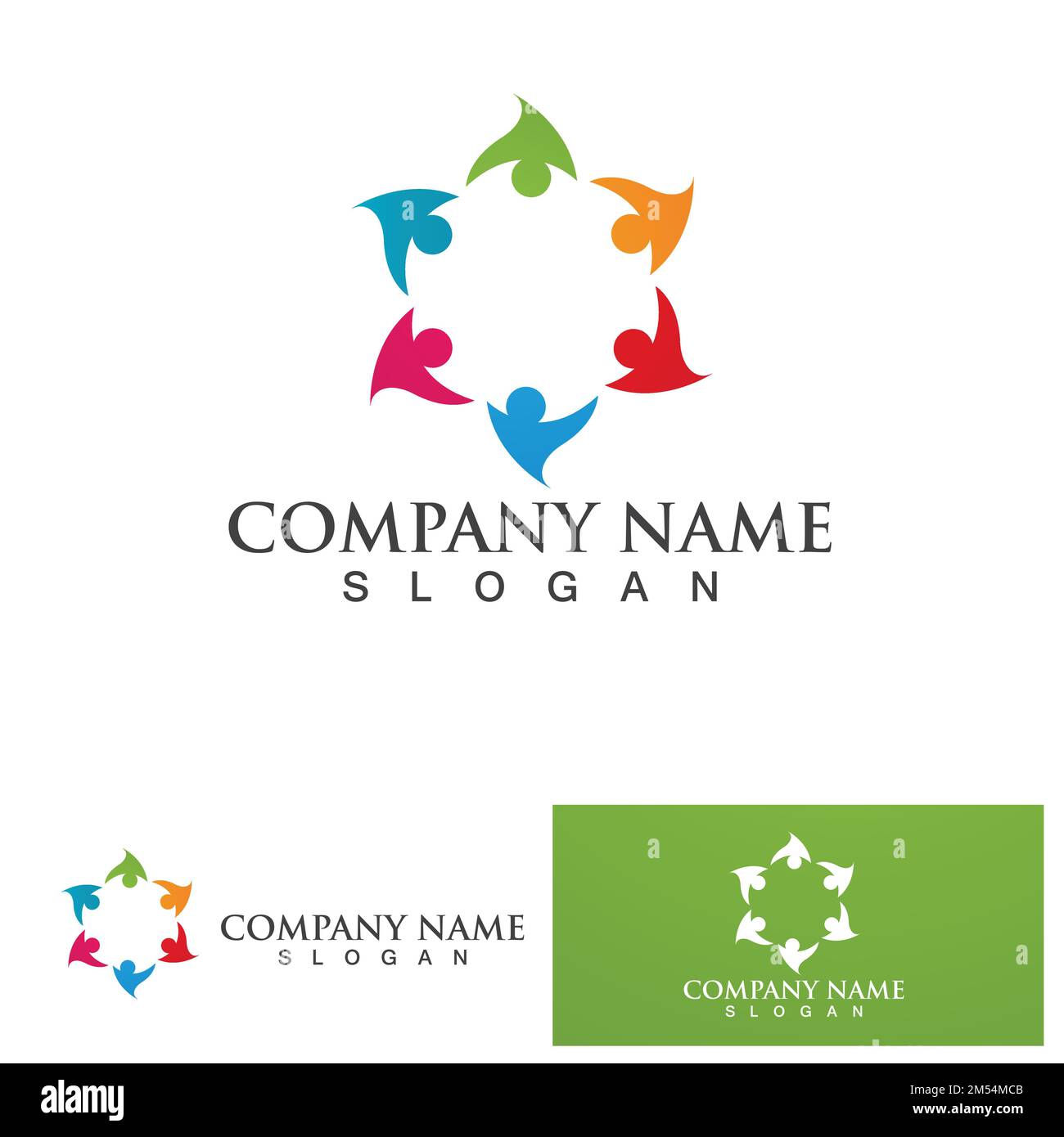 Community people group teamwork success logo Stock Vector Image & Art ...