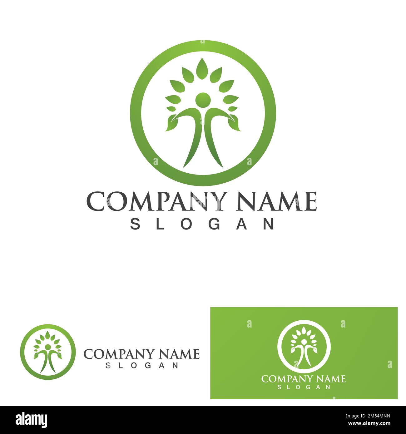 People Tree Vector Logo Template illustration design Stock Vector Image ...