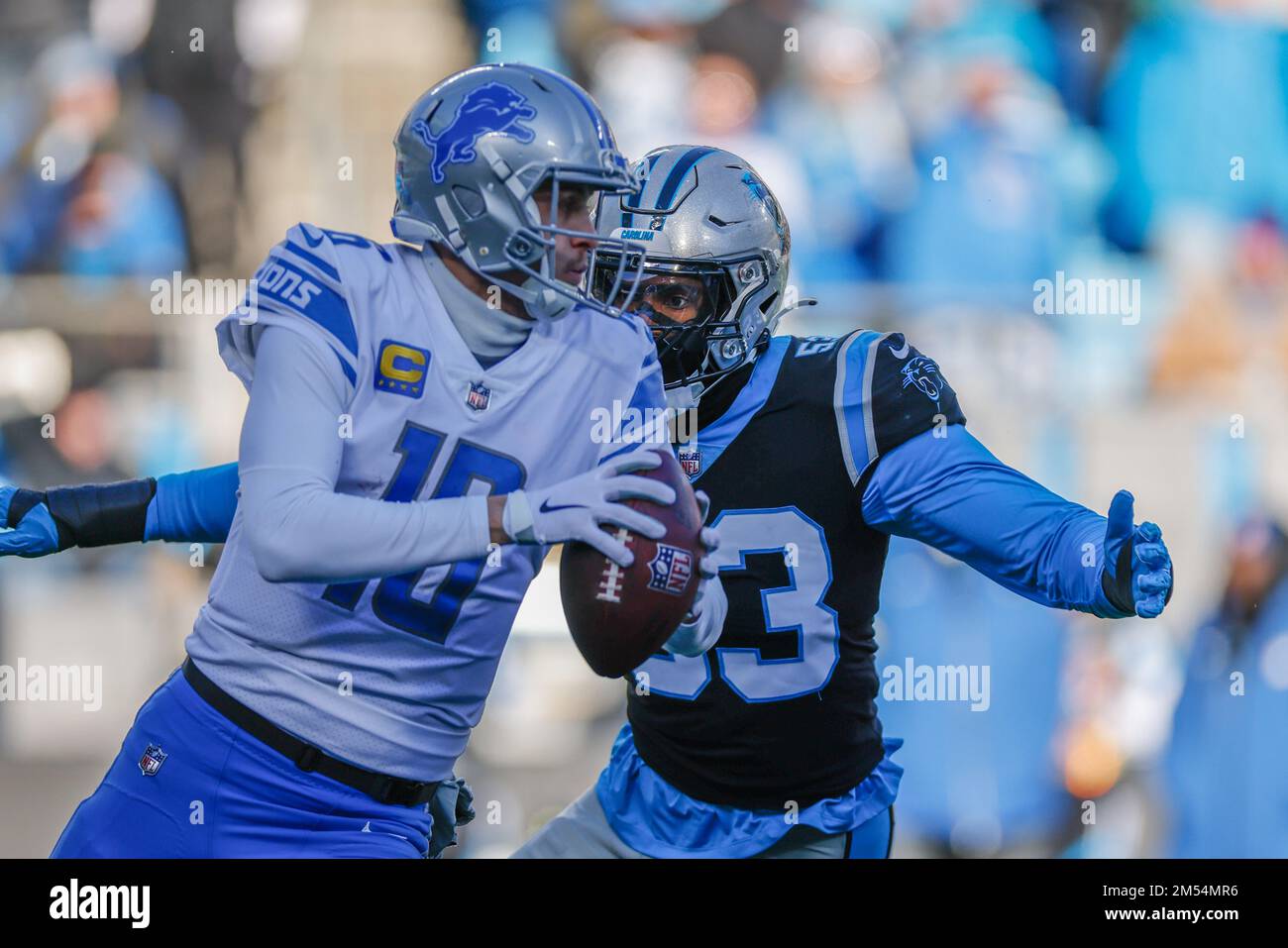 Charlotte, NC USA; Carolina Panthers defensive end Brian Burns (53 ...