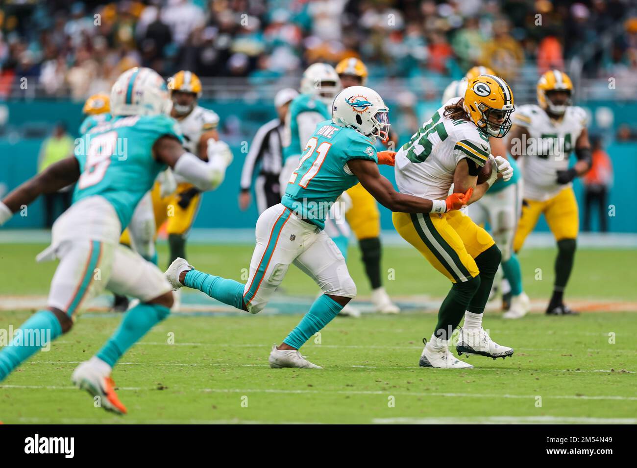 Miami. FL USA; Miami Dolphins wide receiver River Cracraft (85) makes a ... Miami. FL USA; Miami Dolphins wide receiver River Cracraft (85) makes a ...