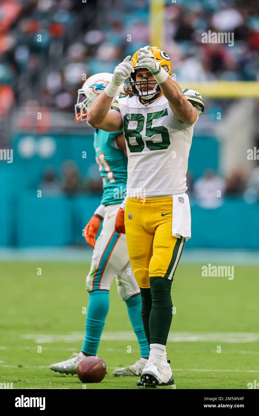 Miami. FL USA; Miami Dolphins wide receiver River Cracraft (85) makes a ...