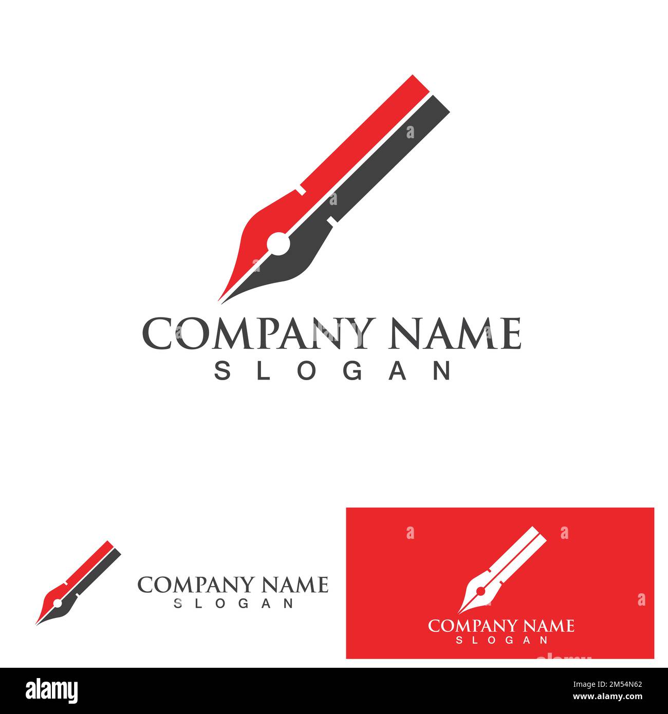 Pen Sign Logo template Vector illustration Stock Vector Image & Art - Alamy