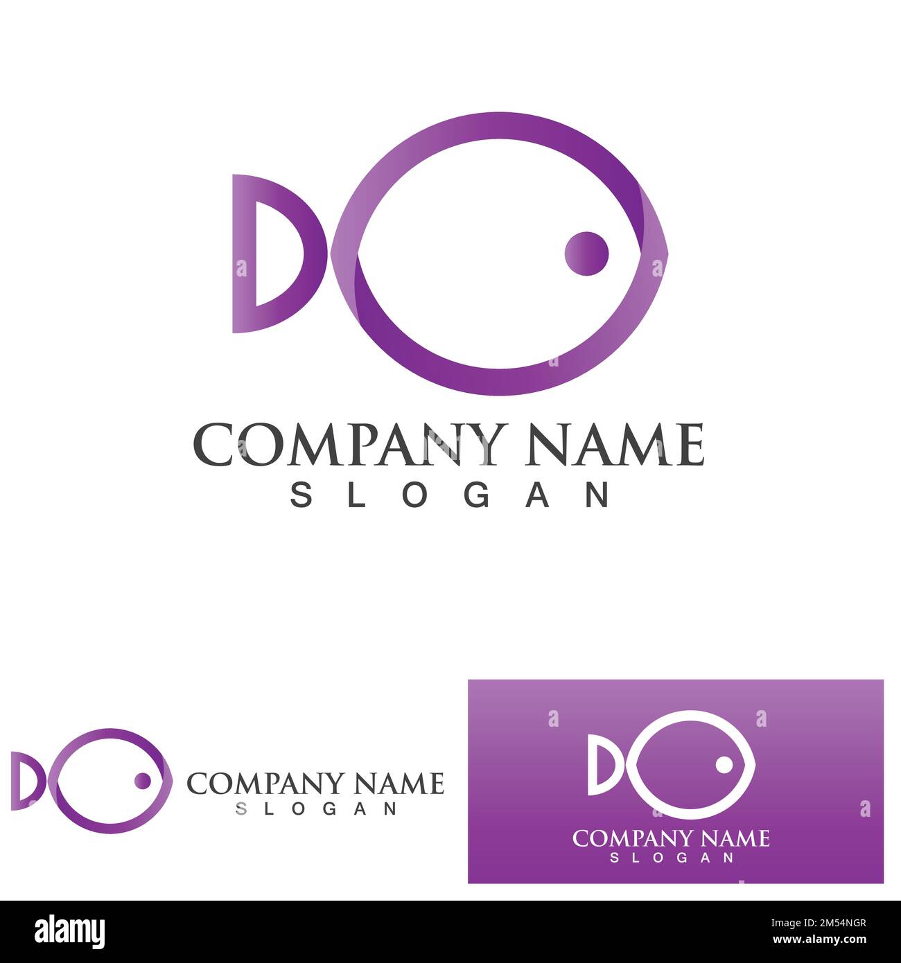 Fish logo template. Creative vector symbol Stock Vector Image & Art - Alamy