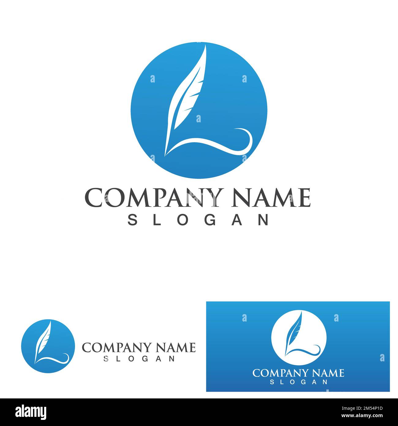 Feather pen sign logo and symbol vector Stock Vector Image & Art - Alamy
