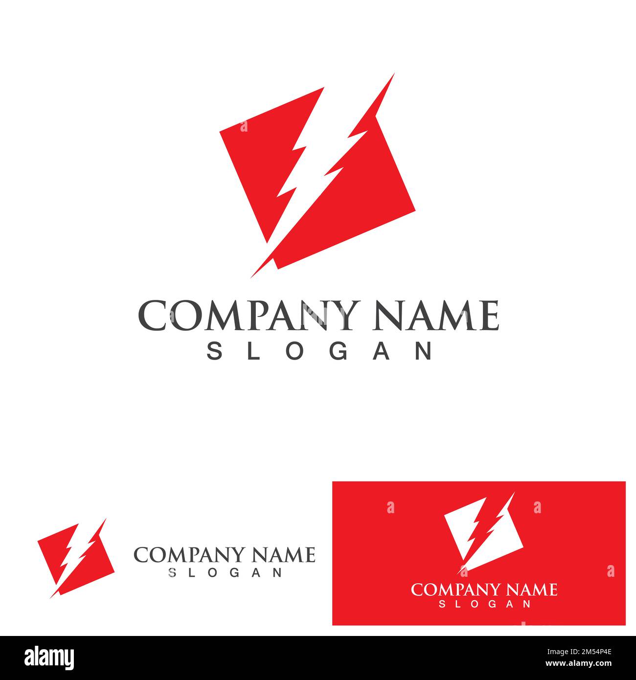 Thunderbolt flash logo and symbol vector Stock Vector Image & Art - Alamy