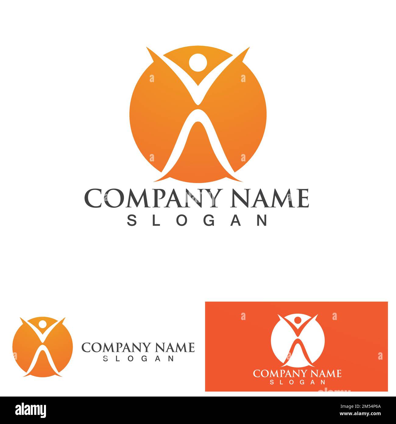 Business man success logo vector Stock Vector Image & Art - Alamy